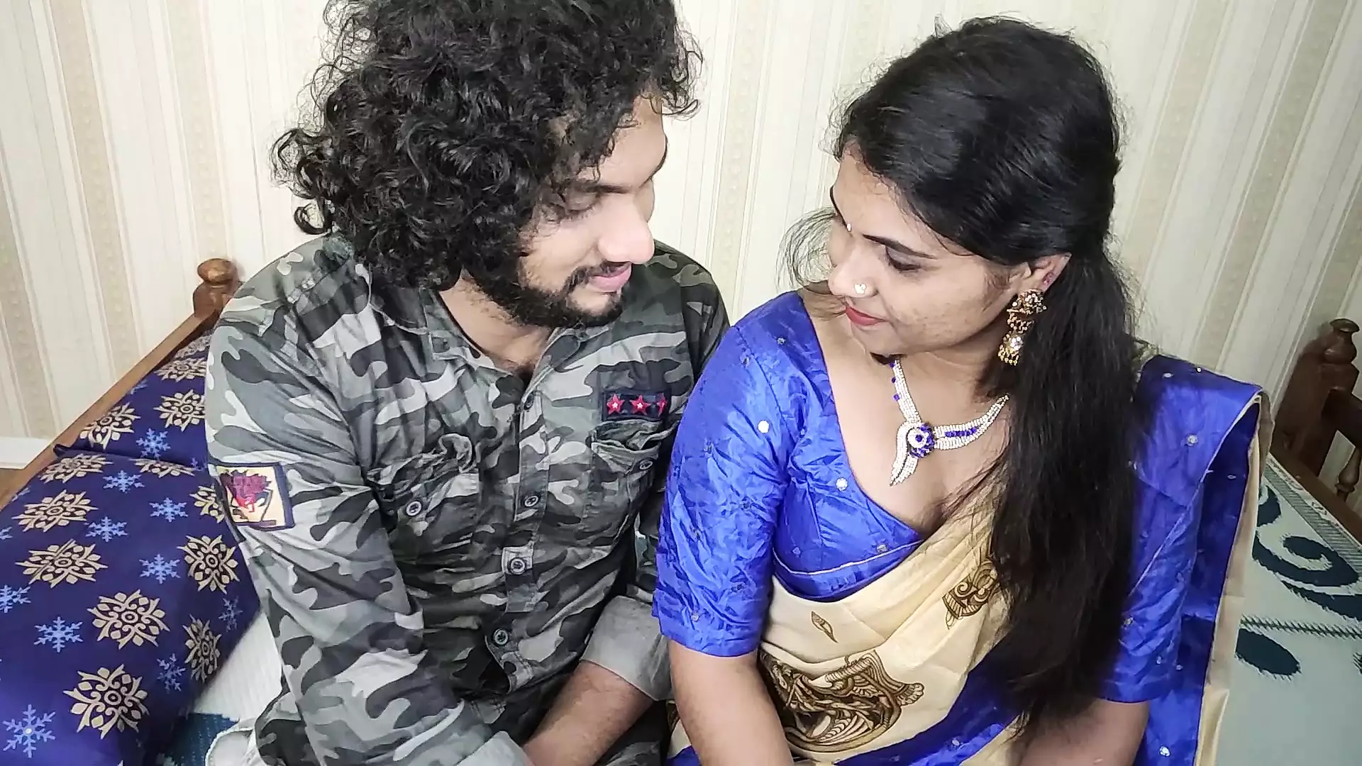 Kerala Heiße Halb Sari Romantik Mit Sex Von Vaishnavy Und Sharun Raj