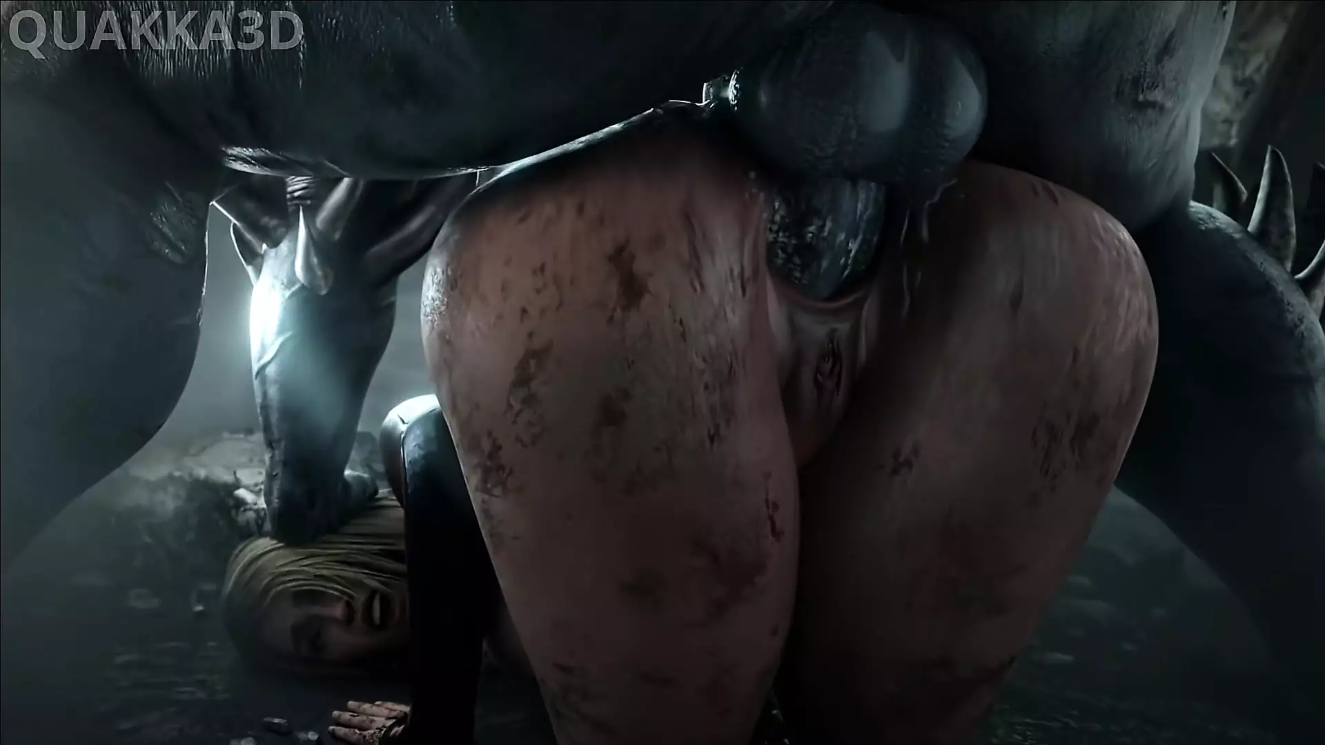 Quakka3d harde anale seks hete grote kont smakelijk op zijn hondjes slikt enorme monsterlul lief ...