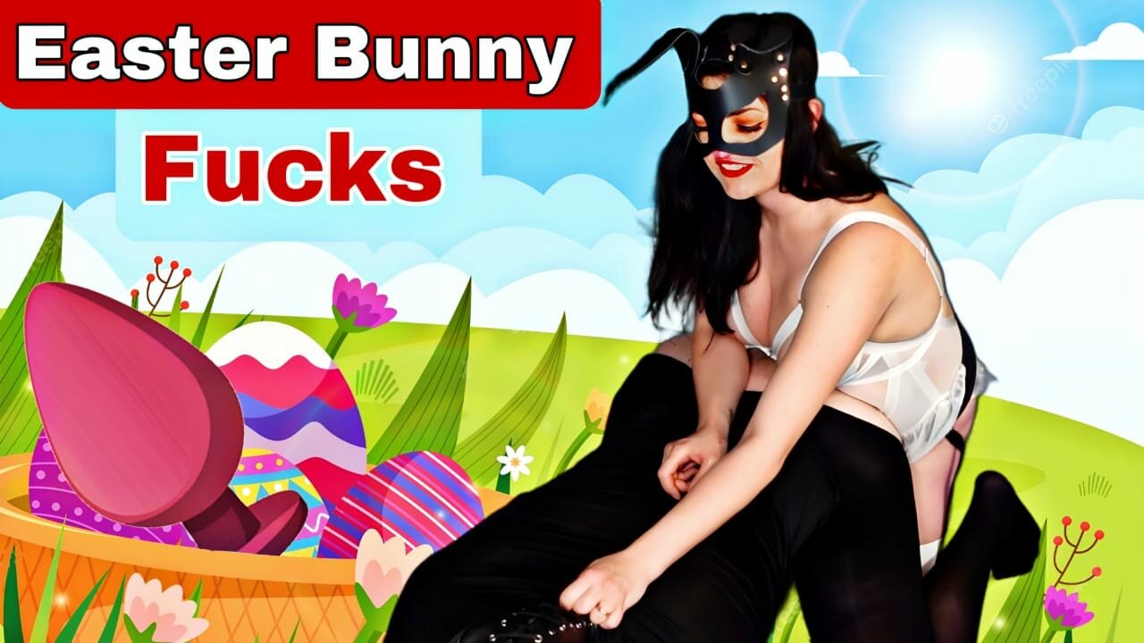 Femdom Pegging Easter Bunny Flr A2m Atm Strapon Strap On Dominatrix