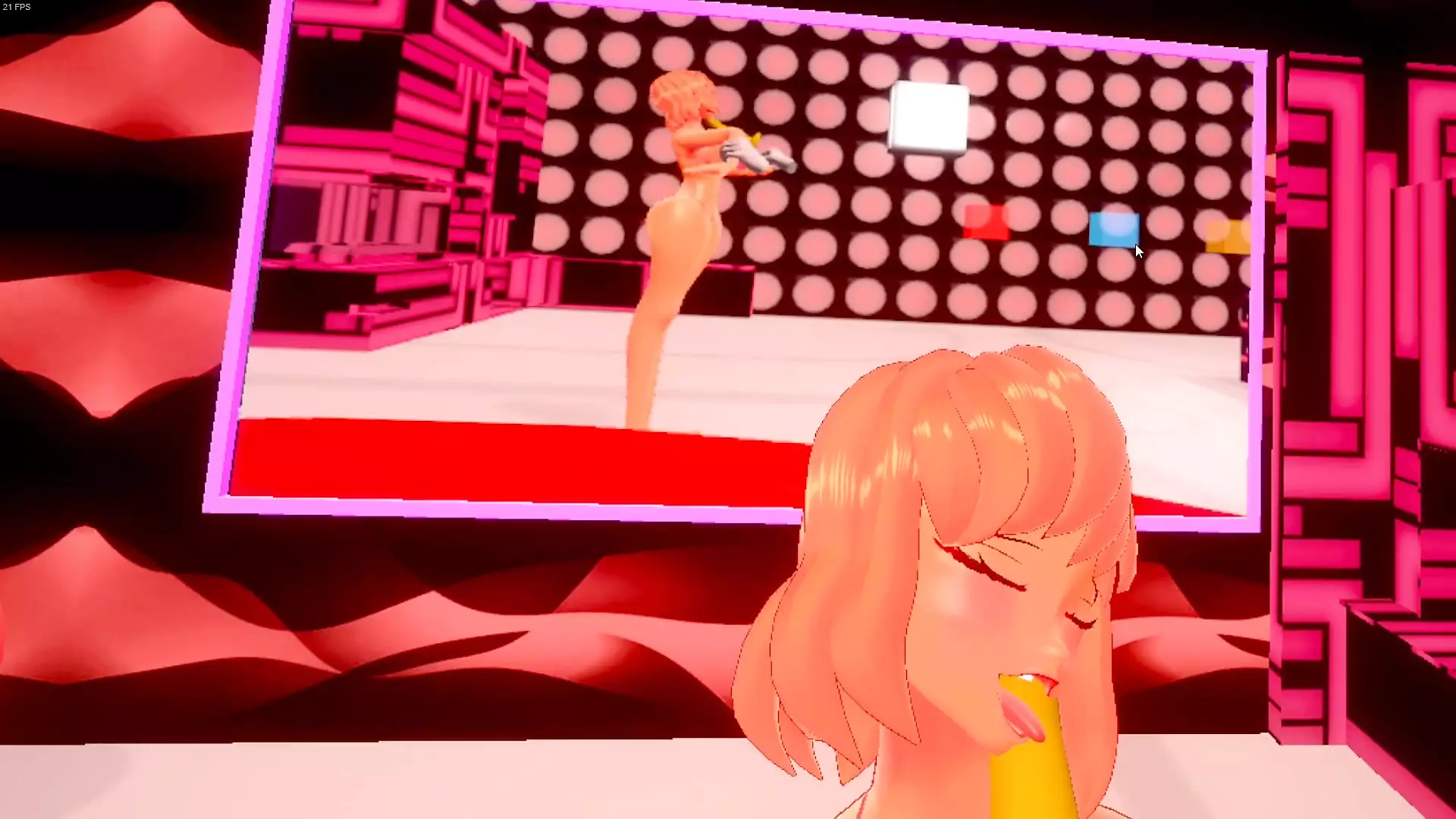 VR Hentai Playing A VR Game Where There Are Dildos And A Women To Mess
