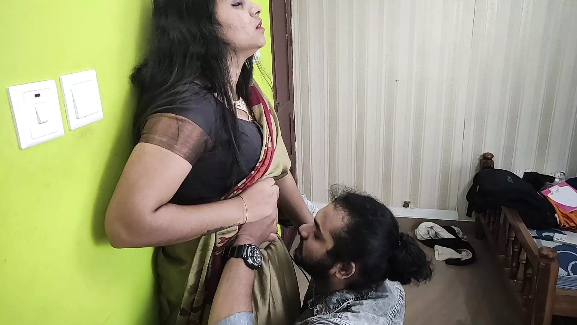 Sari Romantik Teil 2 Navel Lecken Romantik Von Vaishnavy Und Sharun Raj