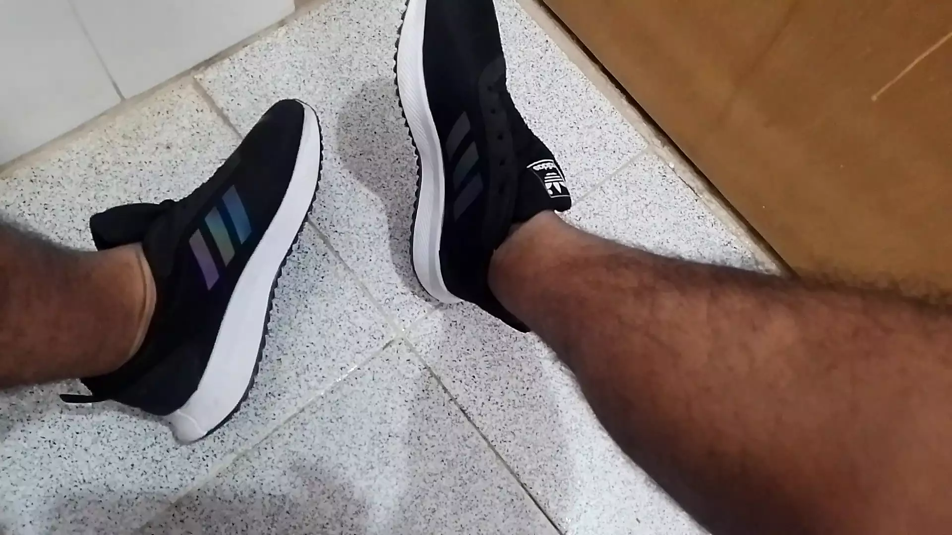Coming Home From A Long Day At Work To Take Off My Shoes And Get Some
