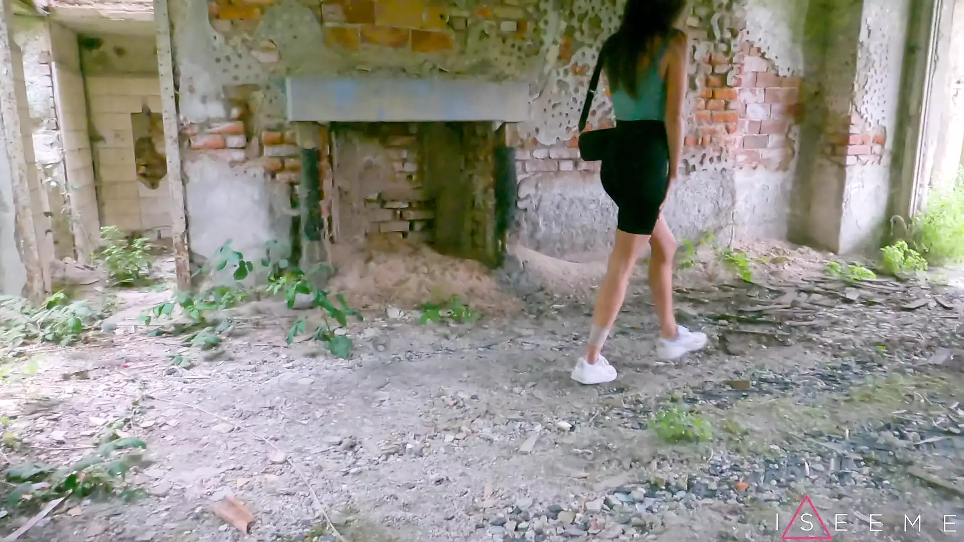 Risky Sex In Abandoned Jail Hot Brunette Pov Porn Feat Iseeme Bae