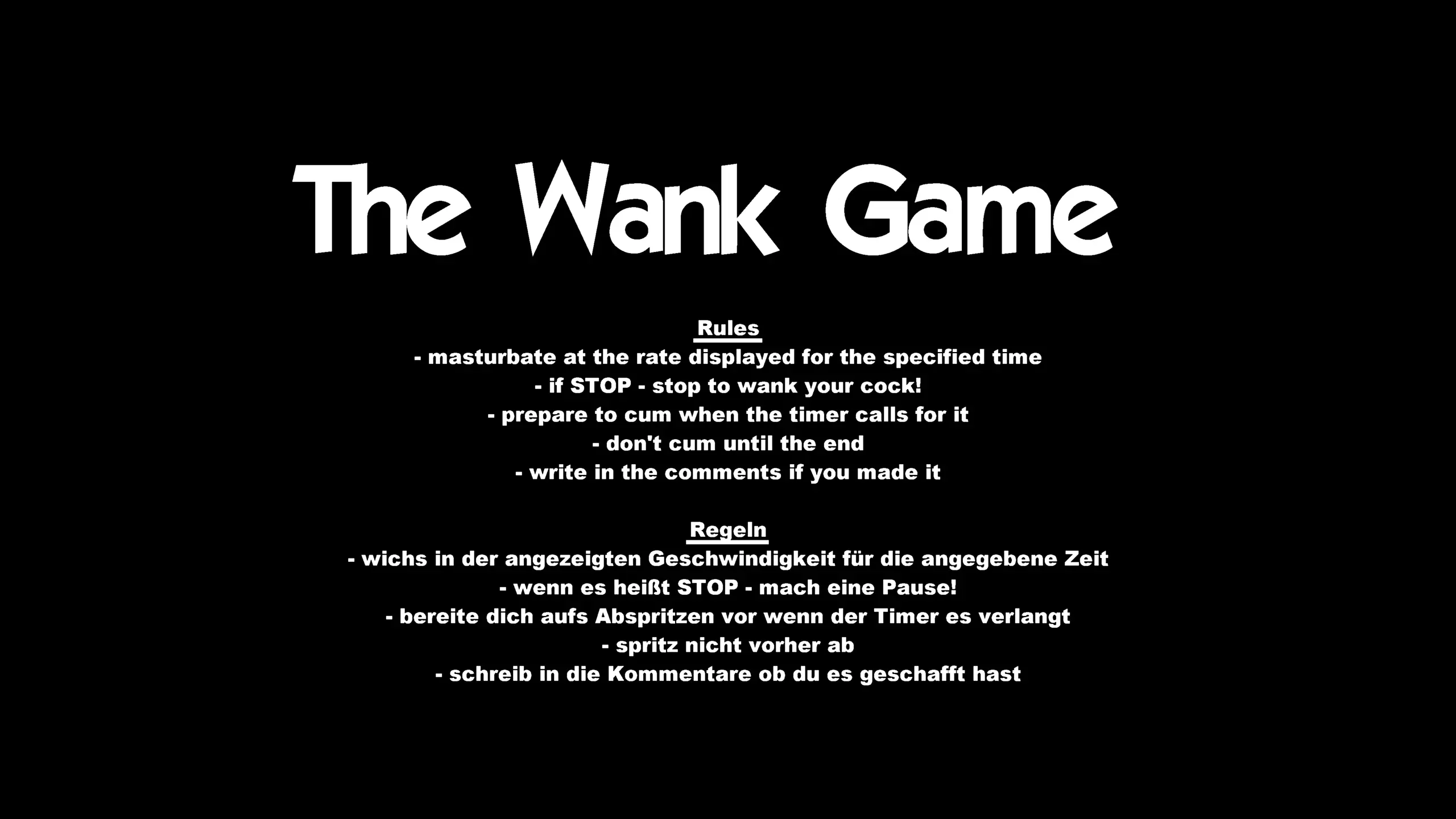 The Wank Game 3 Table Torture Try Not To Cum Public Nudity Porn By