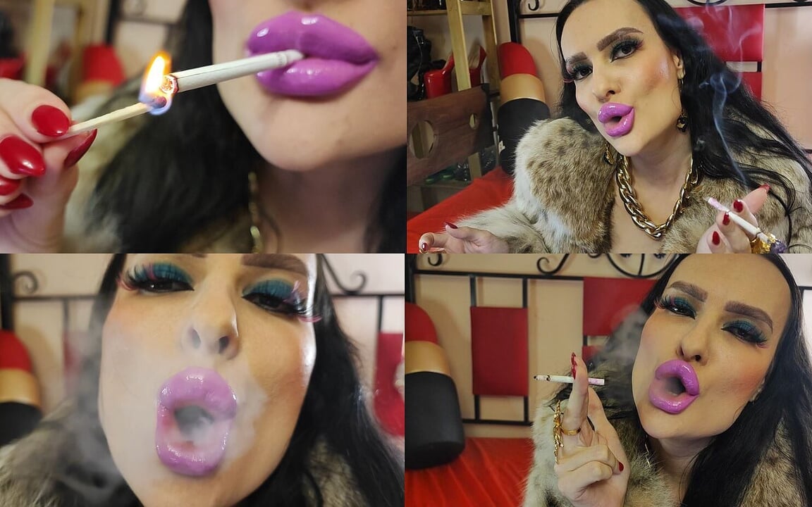 Fur Fetish And Smoking Fetish Slow Motion Feat Princess18 By Faphouse 0710
