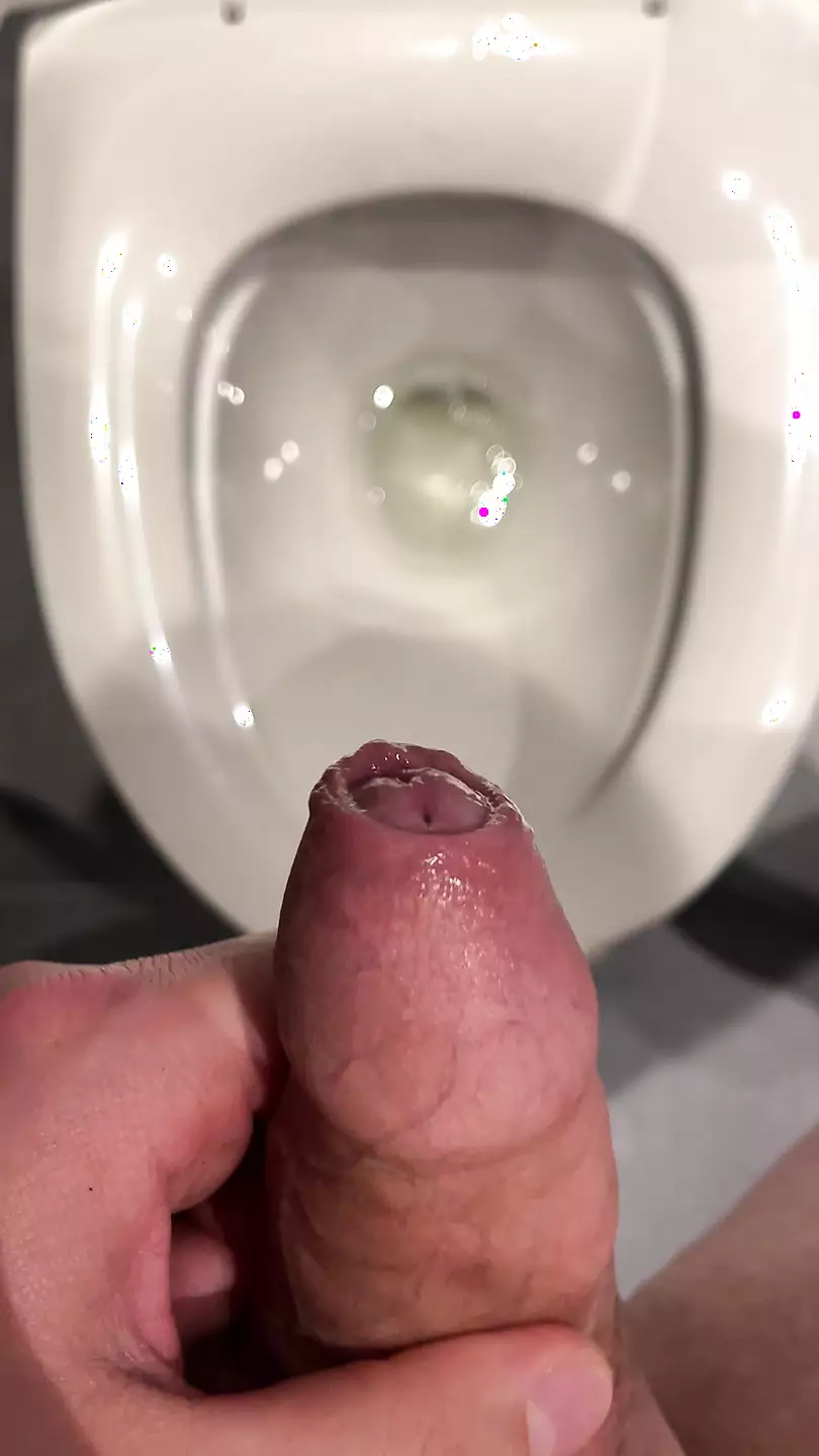 Riesiger cumshot über der toilette | xHamster