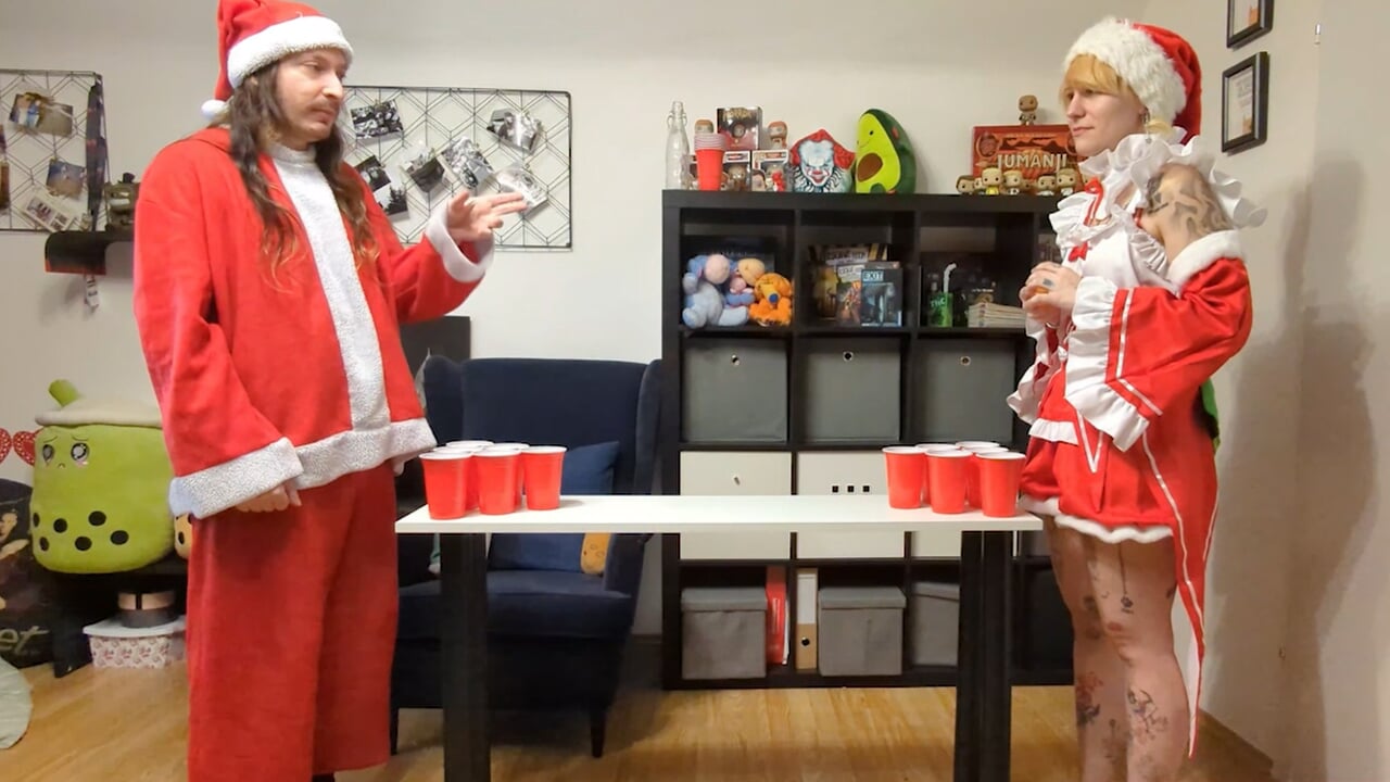 A Horny Couple And Their New Year Party Sex Game Blonde Porn By Lost Bets Games Xhamster