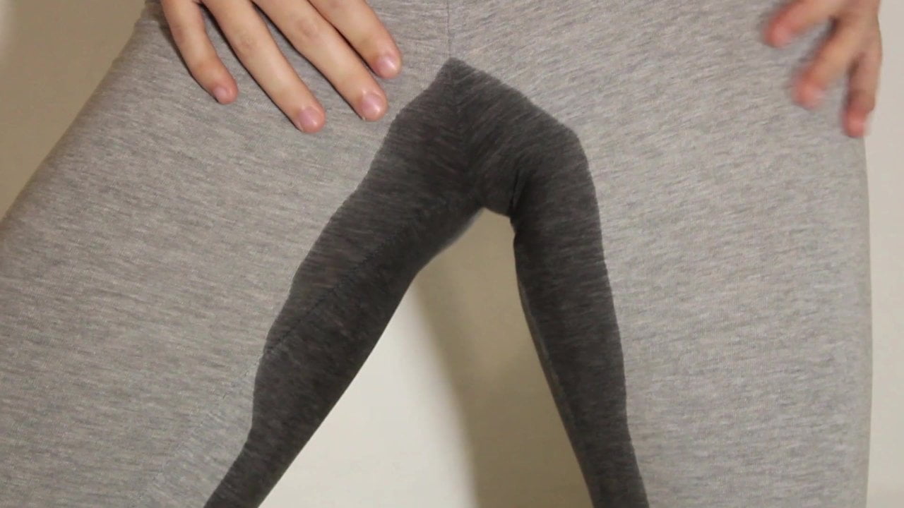 Cumming And Pissing In My Gray Leggings Feat Angel Solo By Faphouse
