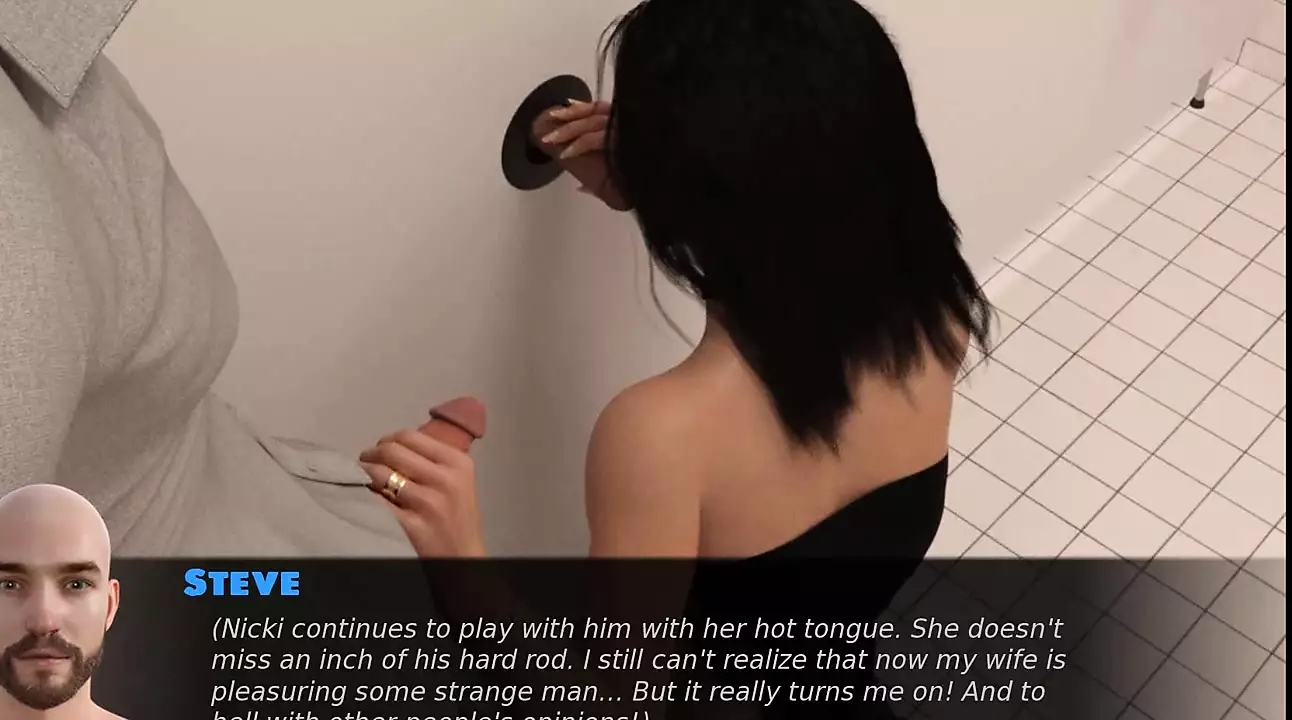 Aufregende Spiele Heiße Ehefrau Im Gloryhole Wird Von Fremden Und Ihrem Cuckold Ehemann