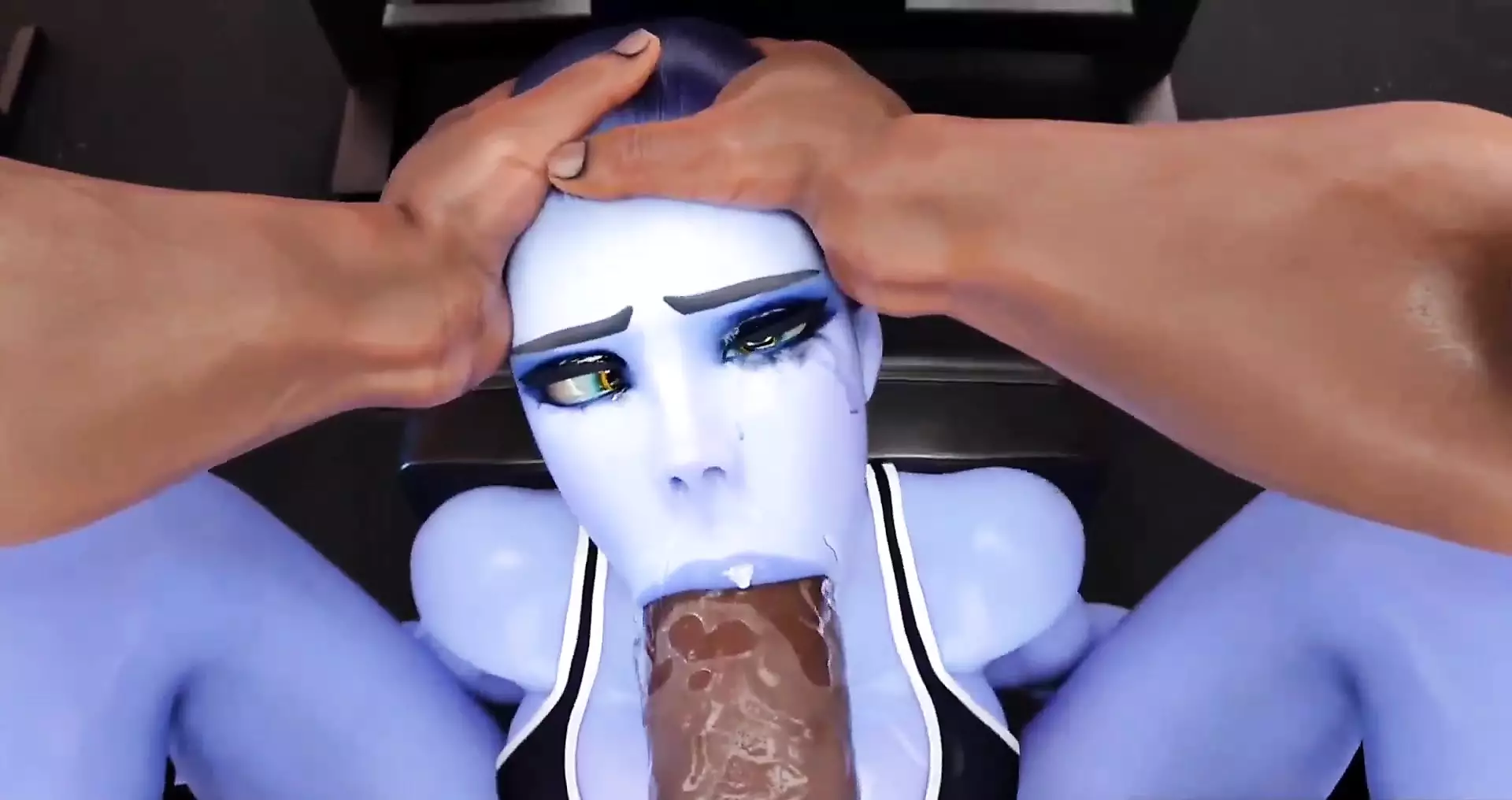 Widowmaker Lift Weights But Gets Interrupted Blowjob Porn Xhamster