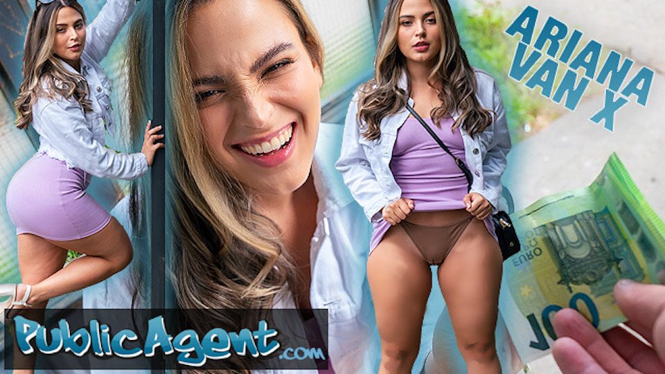 Public Agent Hot Latina With Thighs And A Big Ass To Die For Squats On A Thick Cock Outside