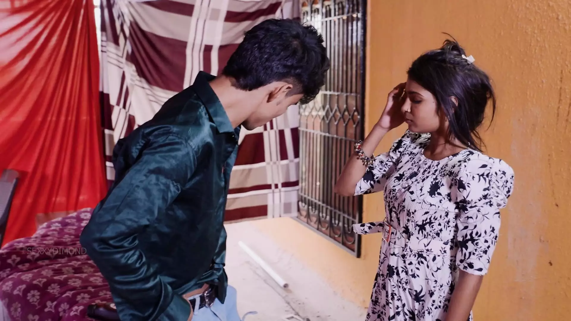 Desi Indian Couple Broke Their Virginity With Chocolate Sauce On The Roof Of Their House And