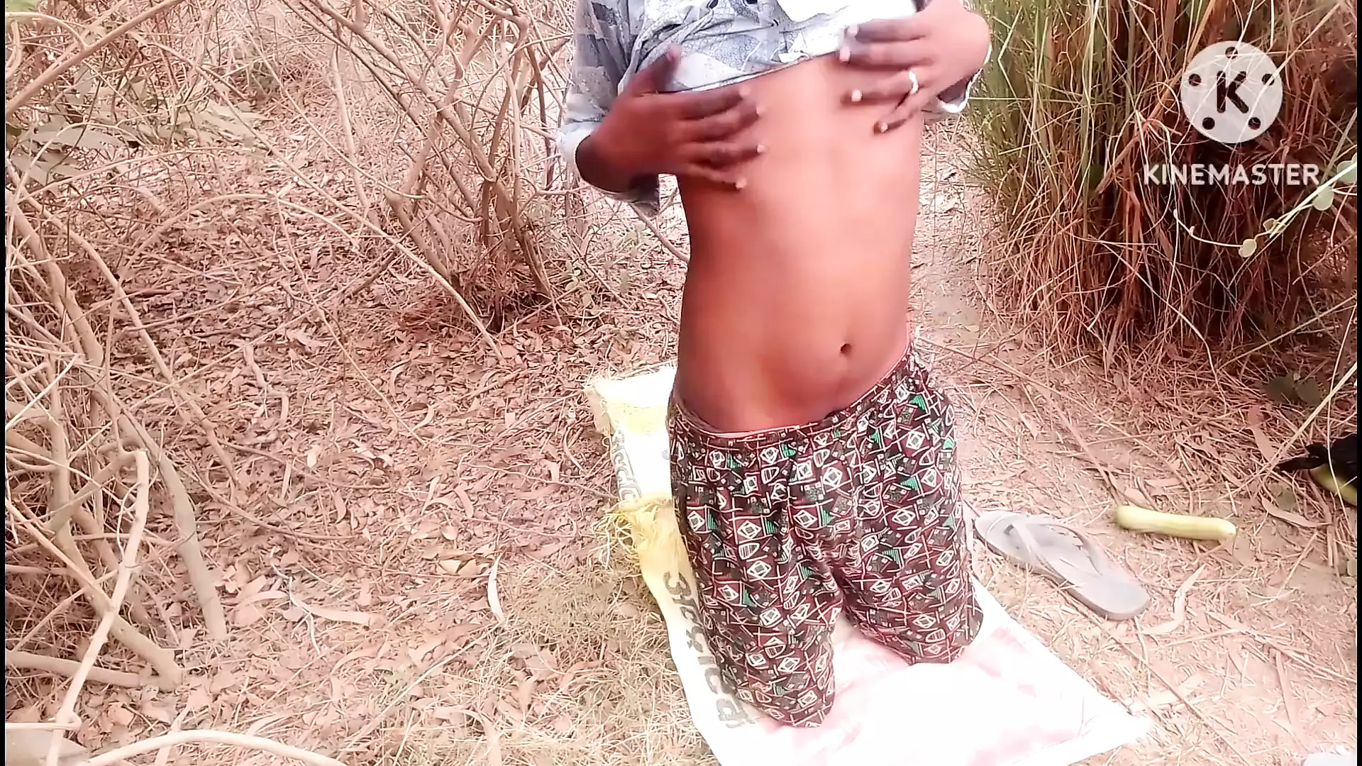 Hot Indian Sexy Amateur Teen Boy Hard Ass Fucking with Big Cucumber the Outdoor Forest Ass ...