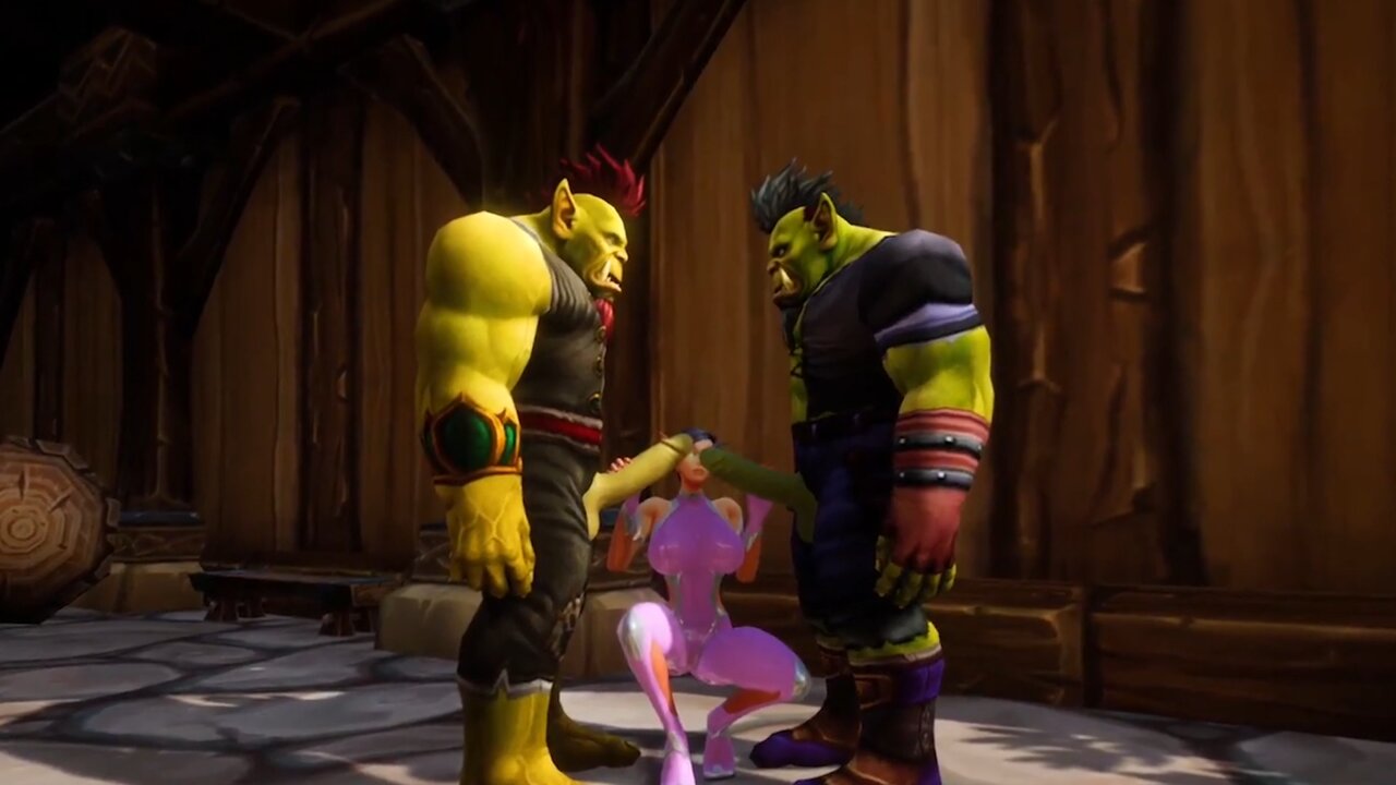 Elf Has A Threesome With Two Orcs Warcraft Porn Parody Cartoon Cartoon 4682