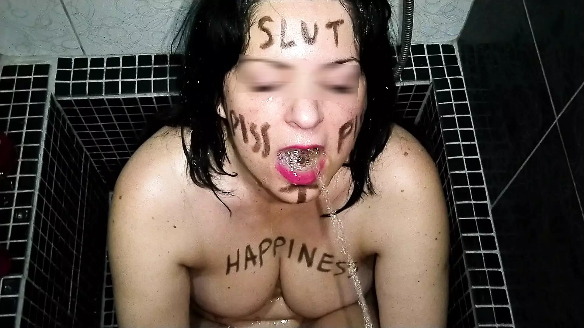 Body Writing Training And Humiliation Shower Porn Feat Sluthappiness