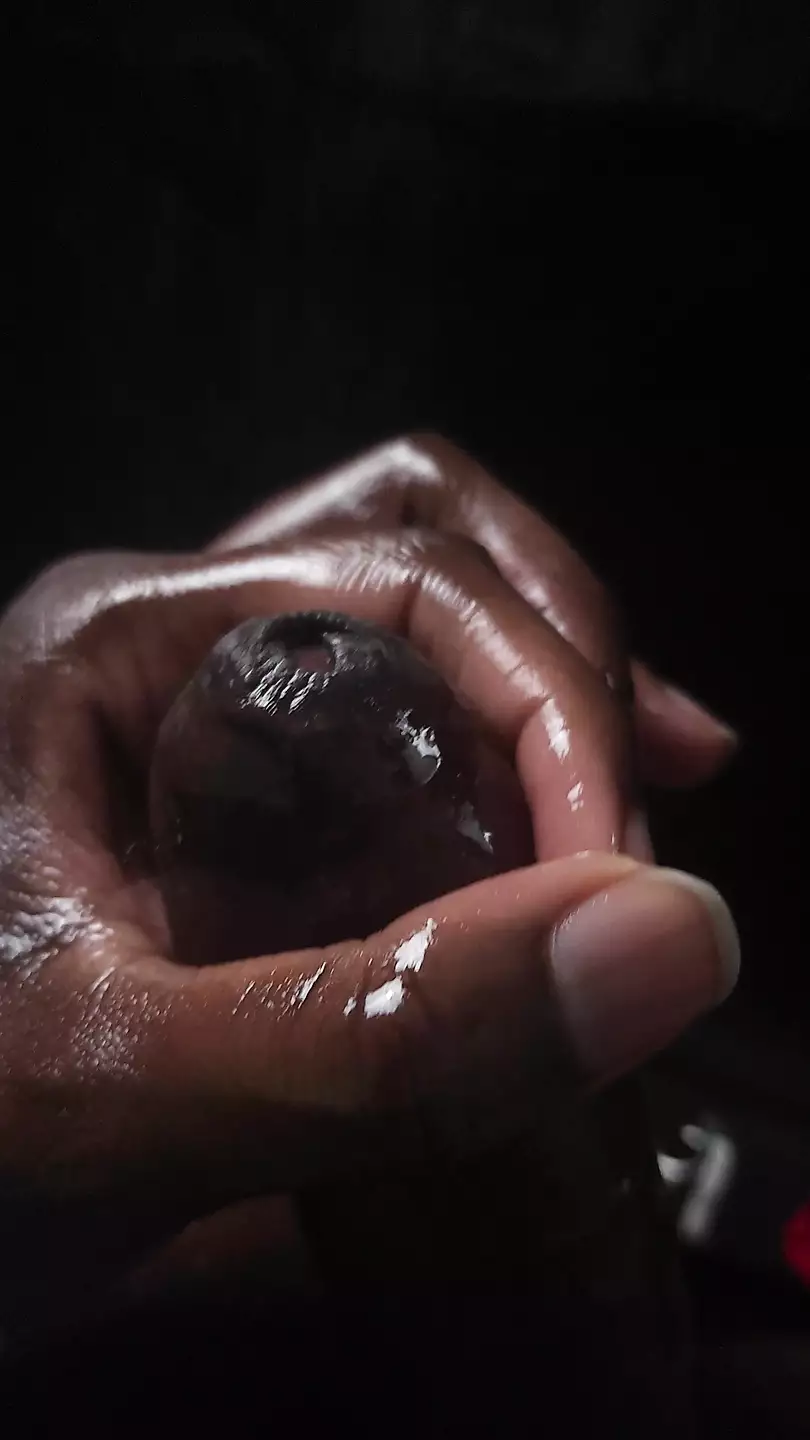 Stroking Uncut Black Mushroom Head Cock Xhamster