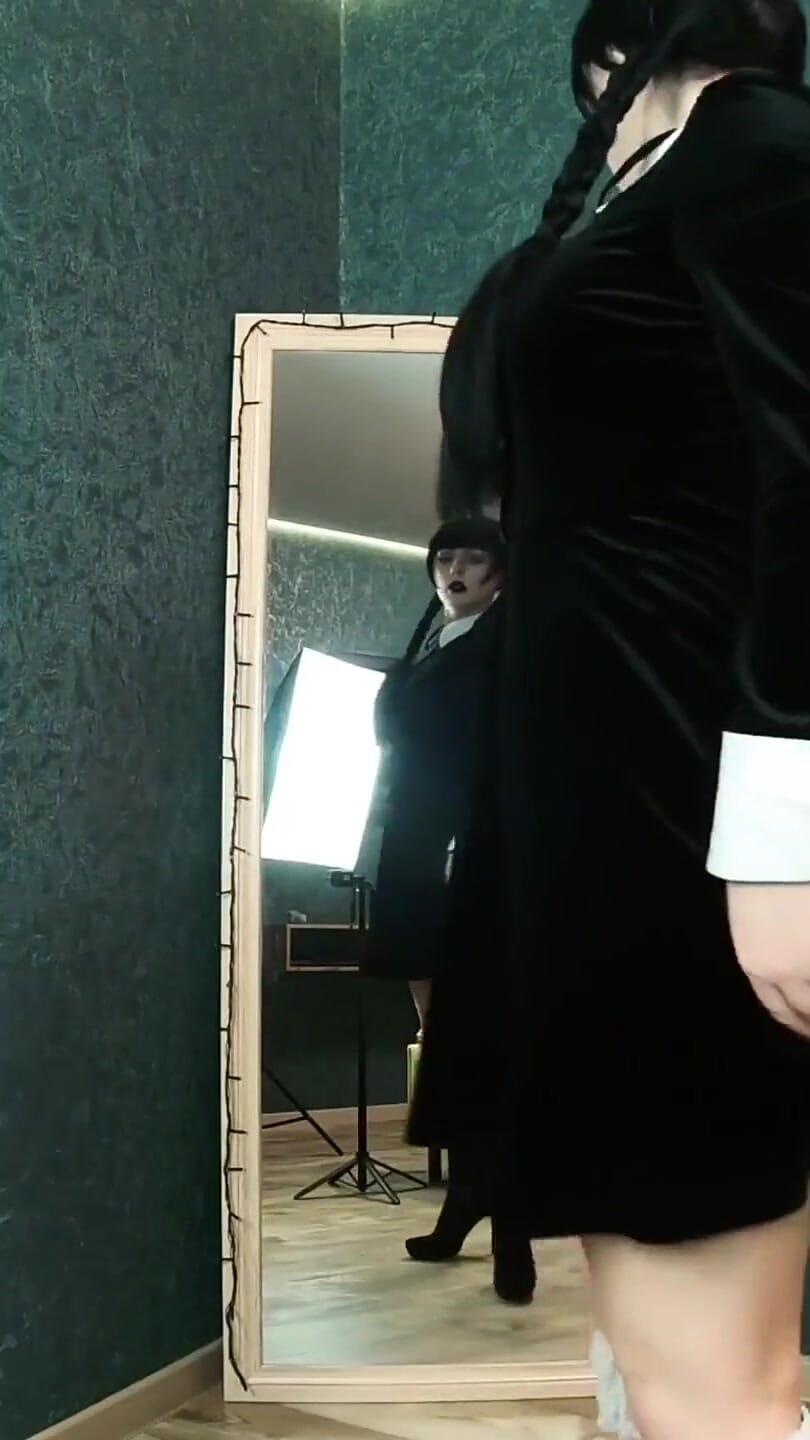 Wednesday Addams Seduces You To Play Adult Trick Or Treat And Cum Inside Her Pink Pussy Xhamster