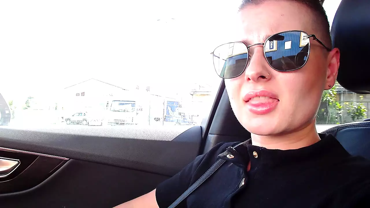 A Beautiful Stranger Sucks My Dick And Swallows Sperm In The Car In A