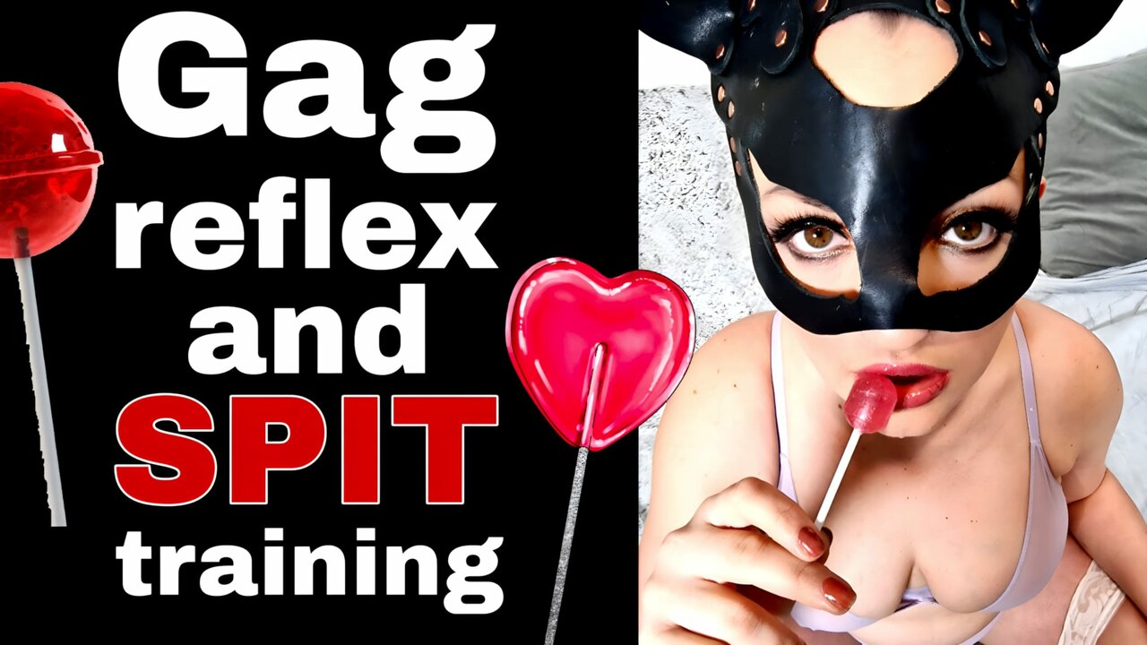 Domina Flr Spucken Gag Spucken Dildo Sklavin Demütigung