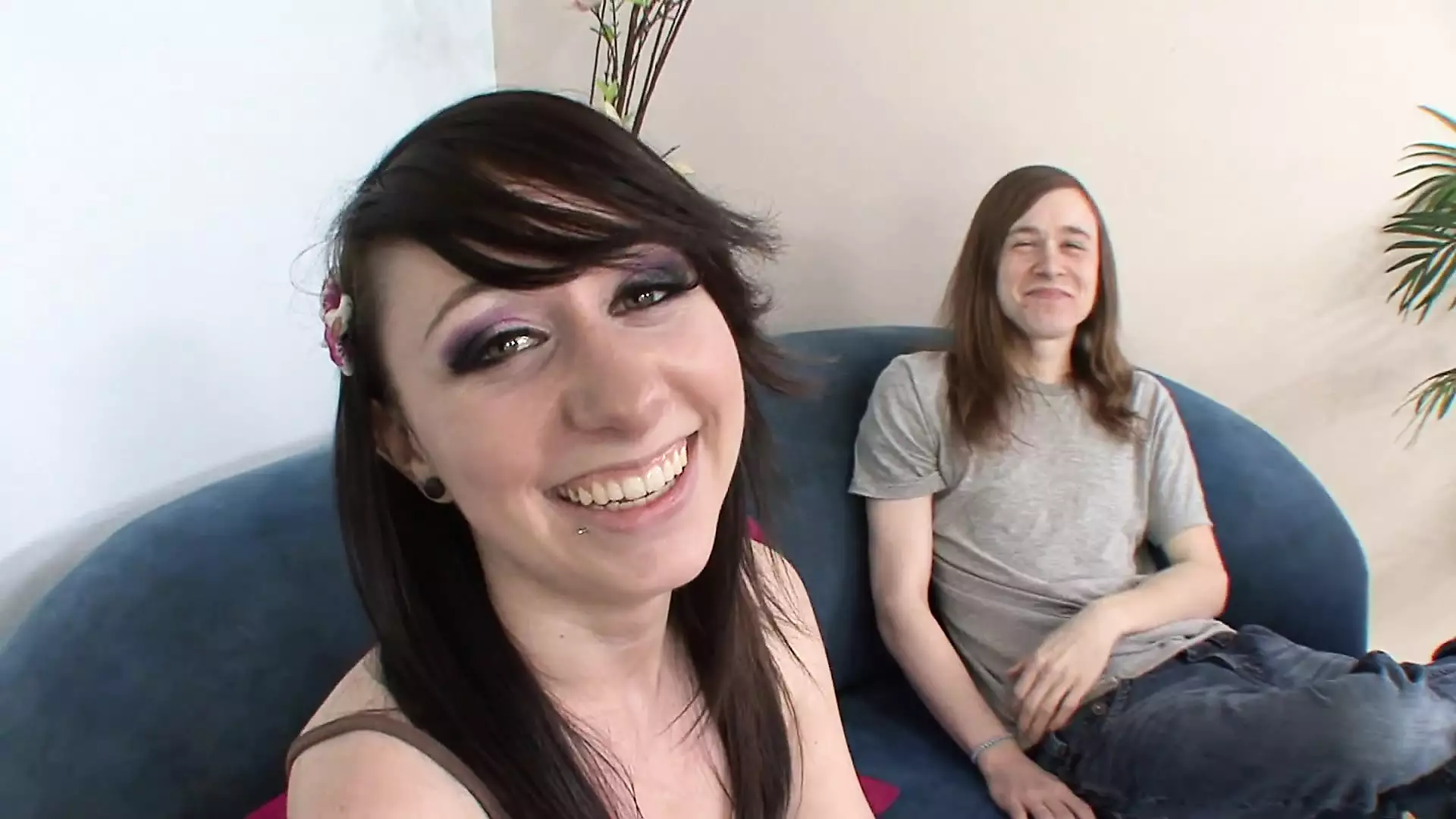 Young Brunette Gets Her Shaved Pussy Fucked By Her Stepbrother Xhamster