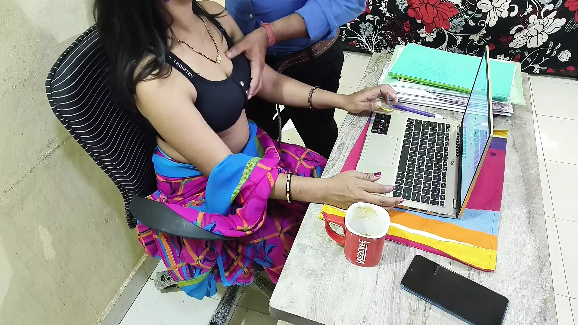 Hot Indian Bhabhi Fucked Office by Office Employ Hindi Audio feat. Mumbai Ashu | xHamster