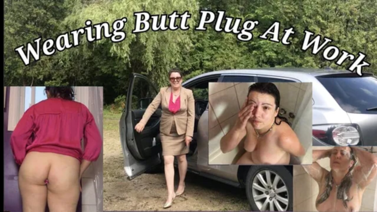 Wore Butt Plug All Day At Work And Showered With Facial Enema Amateur 1920