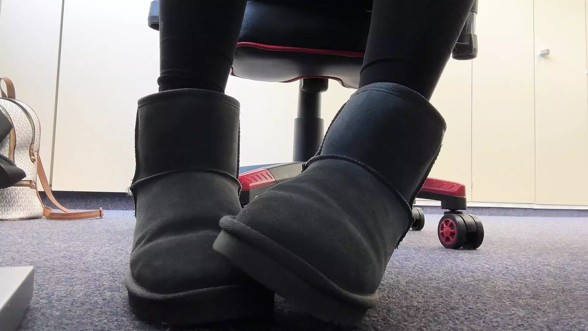 Showing My Nylon Soles While Working Foot Fetish Porn Xhamster 0104