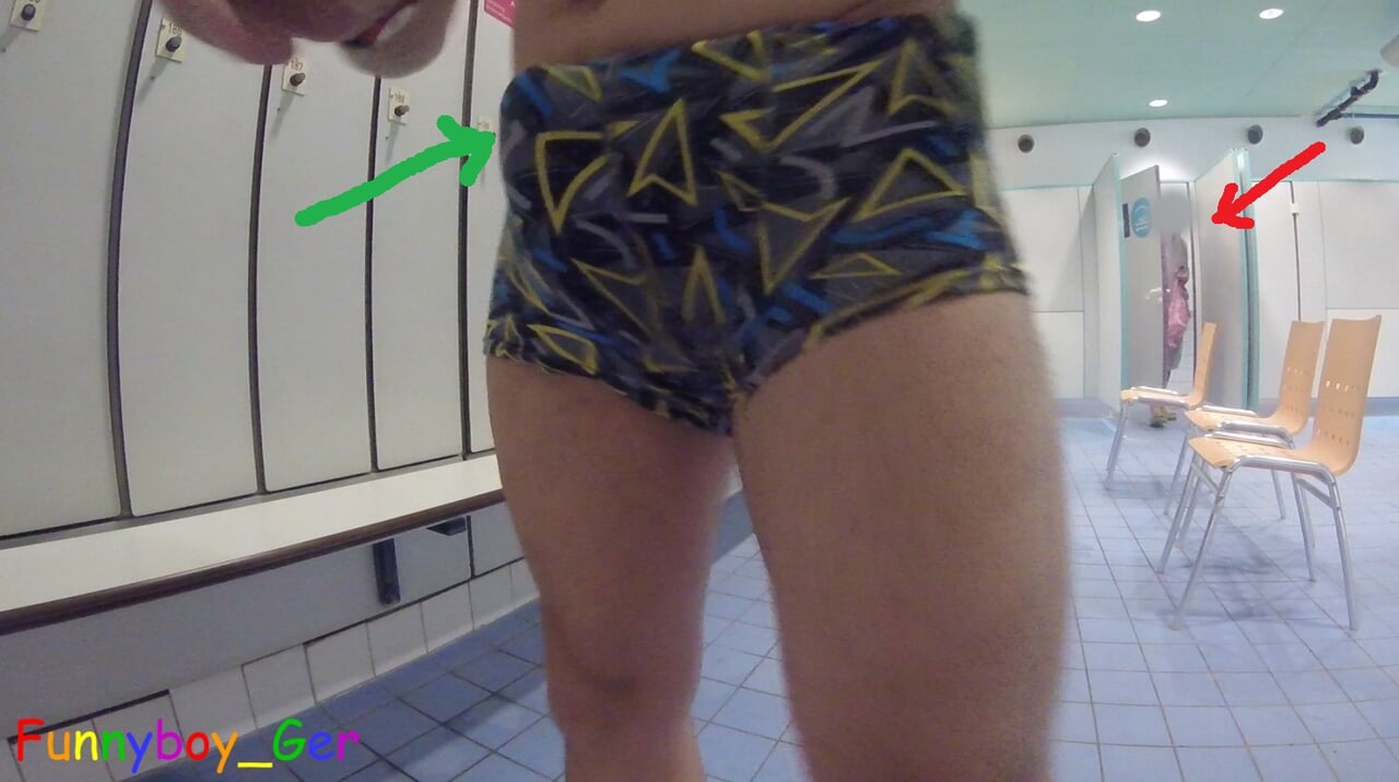 I Was Jerking Off In A Public Locker Room At The Swimming Pool And
