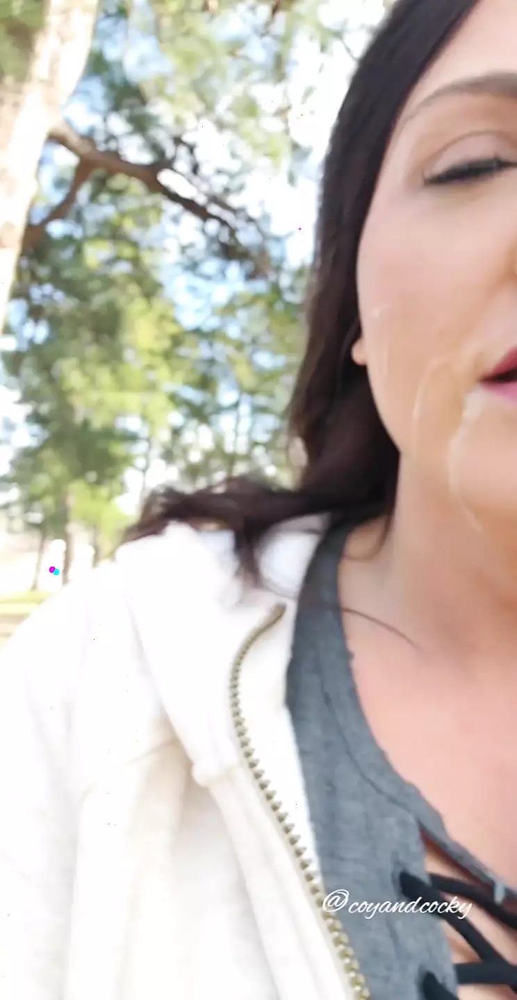 Stranger Public Blowjob And Cum Walk Face Fetish Porn Feat Coywilder Xhamster