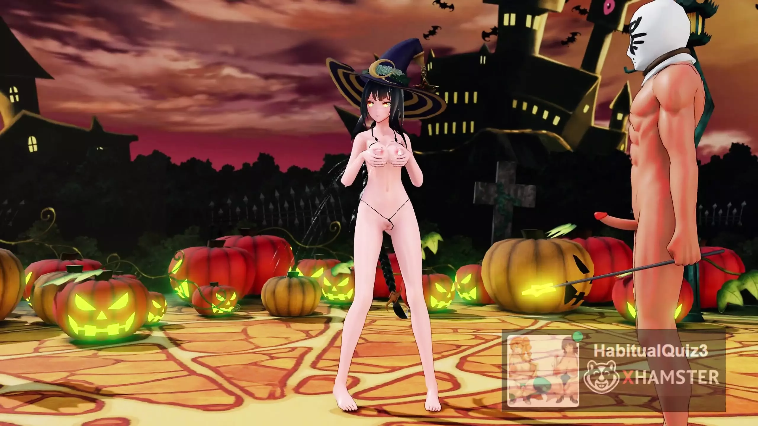 Mmd R18 Happy Halloween Event Sex Party Ahegao Sex Hentai 3d Taimanin