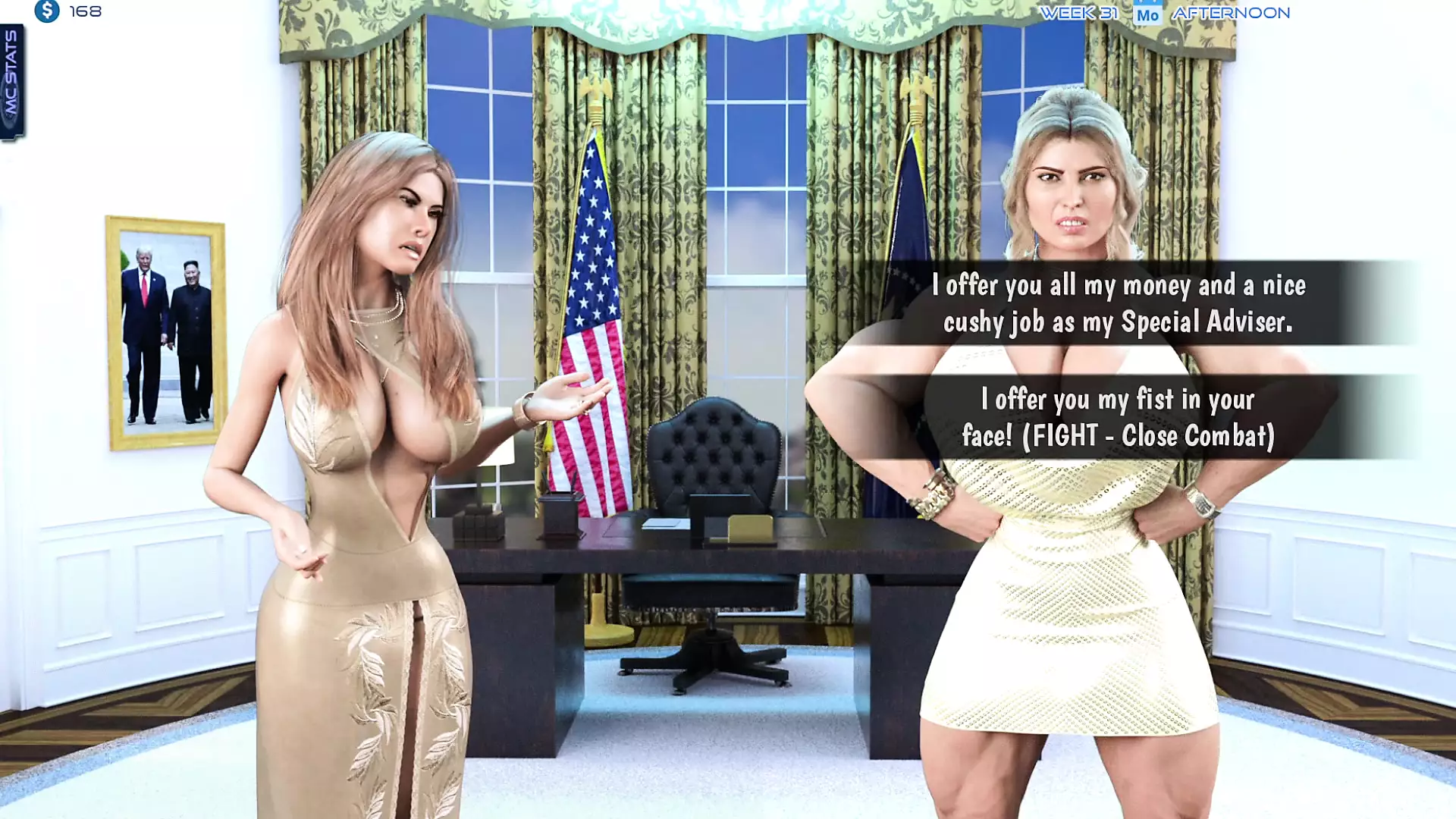 Apocalypse 100 Double Blowjob For President 3d Porn By Faphouse Xhamster