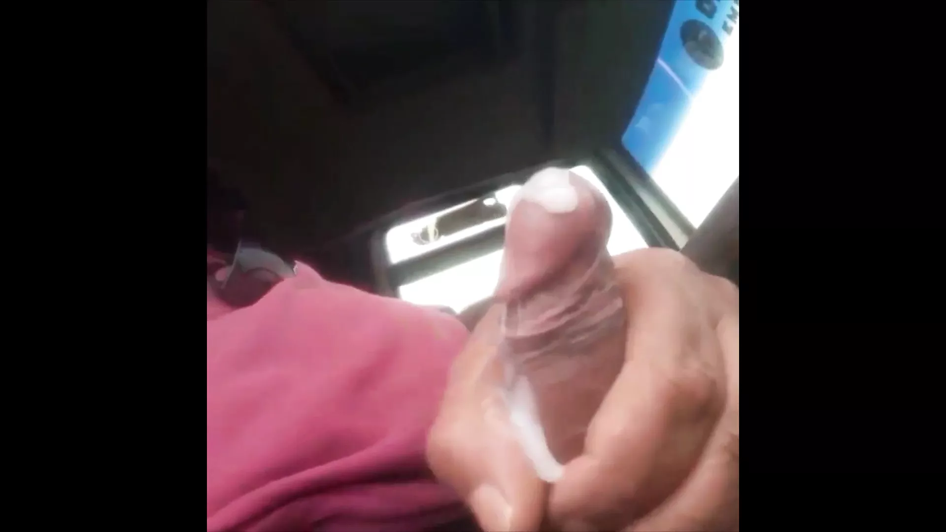 Verbal Fit Muscular Trucker Gets Horny Whilst Driving And Shoots A Load
