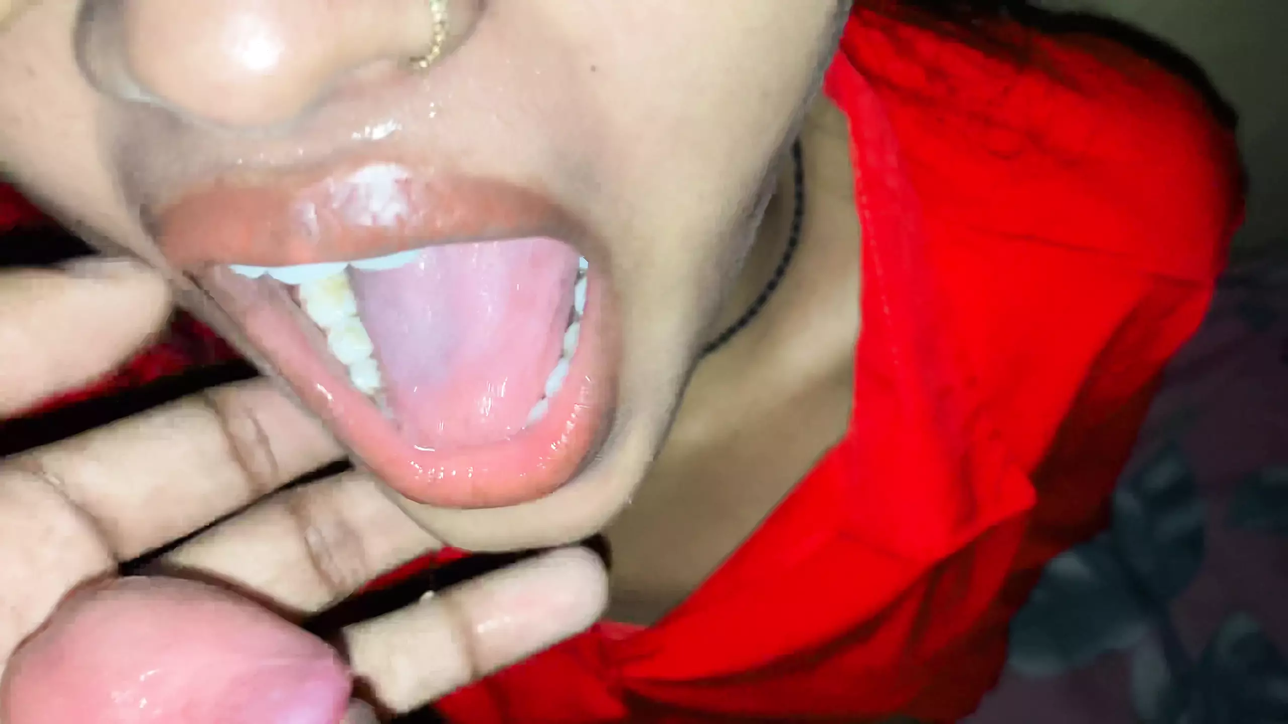 Slowly Start And Rough Finish Peanut Butter Oral Creampie Blowjob 0004
