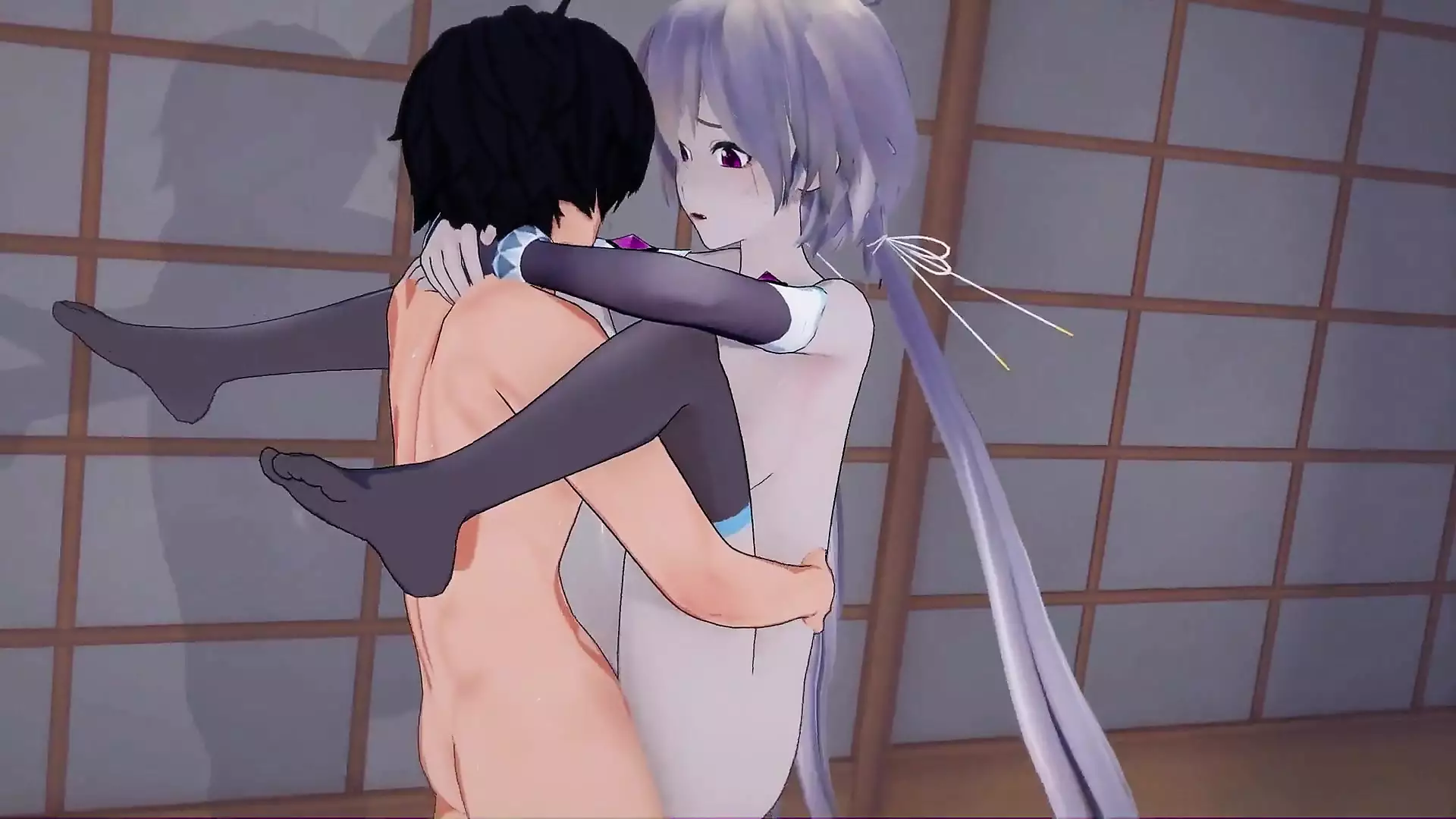 Luo Tianyi Hentai Seks Vocaloid Mmd 3d Warna Ungu Mata Ungu Edit Smixix