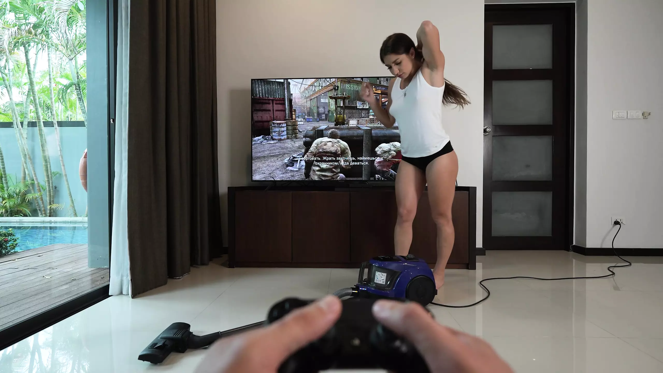 Can I Play With Your Dick Instead Of The Playstation Real Sex With Cute